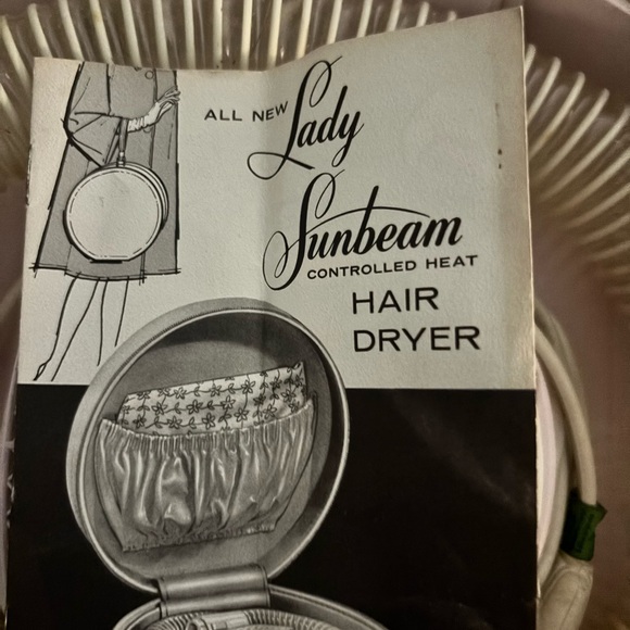 Sunbeam | Hair | Sunbeam Heat Hair Dryer 96 Vintage Hairdryer Sunbeam ...